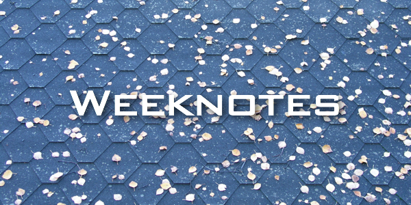Weeknote 22/2013